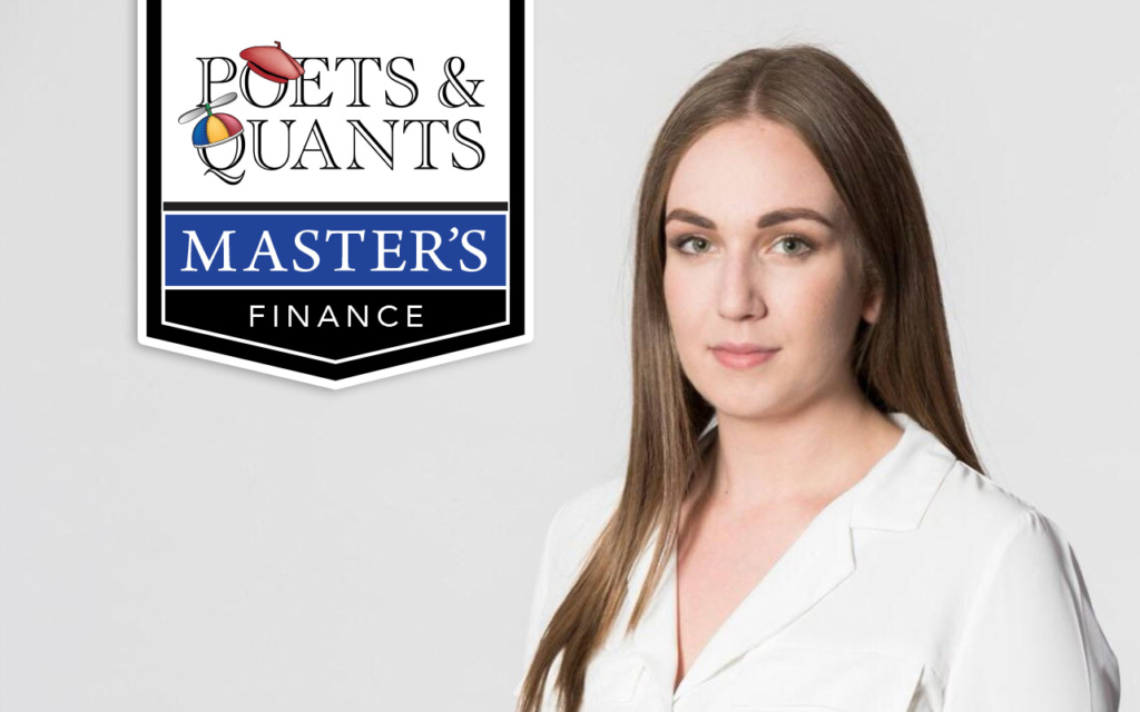 Poets&Quants | Master's In Finance: Ana-Maria Simionescu, Imperial College