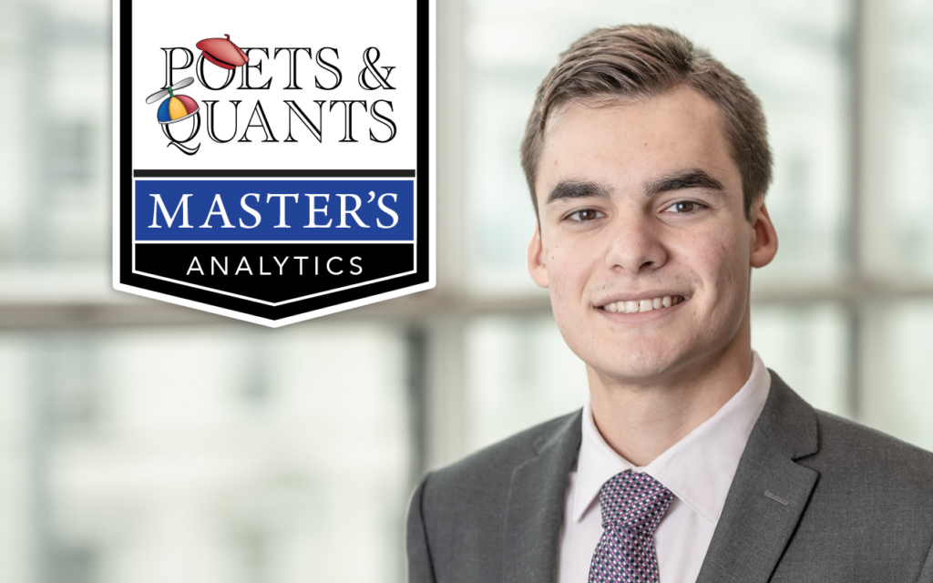 Poets&Quants | Master’s in Business Analytics: George Ponirakis ...