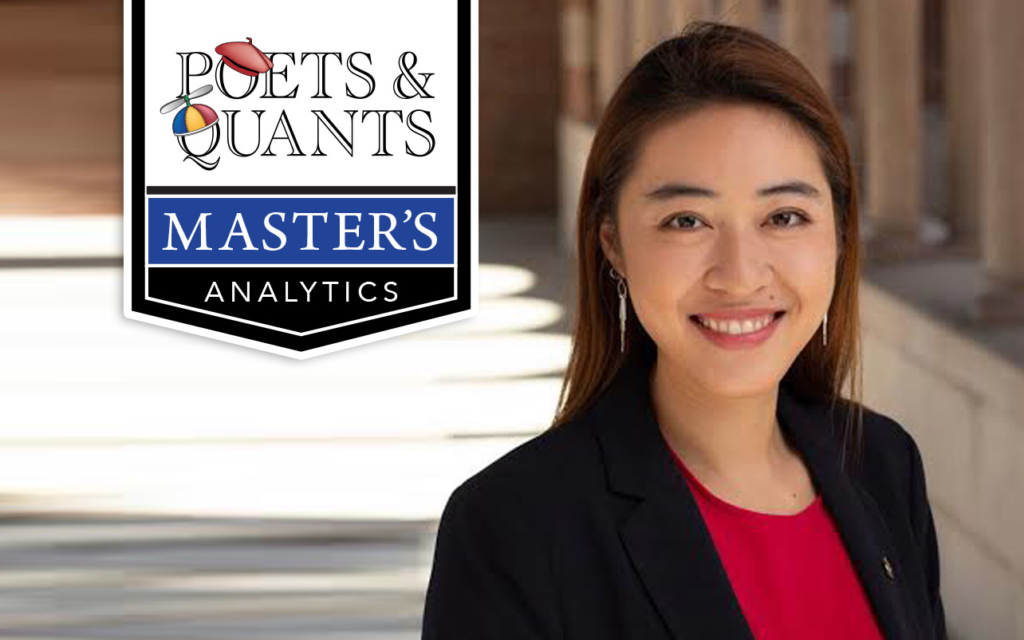 Poets&Quants | Master's in Business Analytics: Jolee Zhao, USC Marshall ...