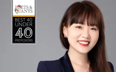 Poets&Quants | 2021 Best 40-Under-40 Professors: Michelle Xue Zheng, CEIBS