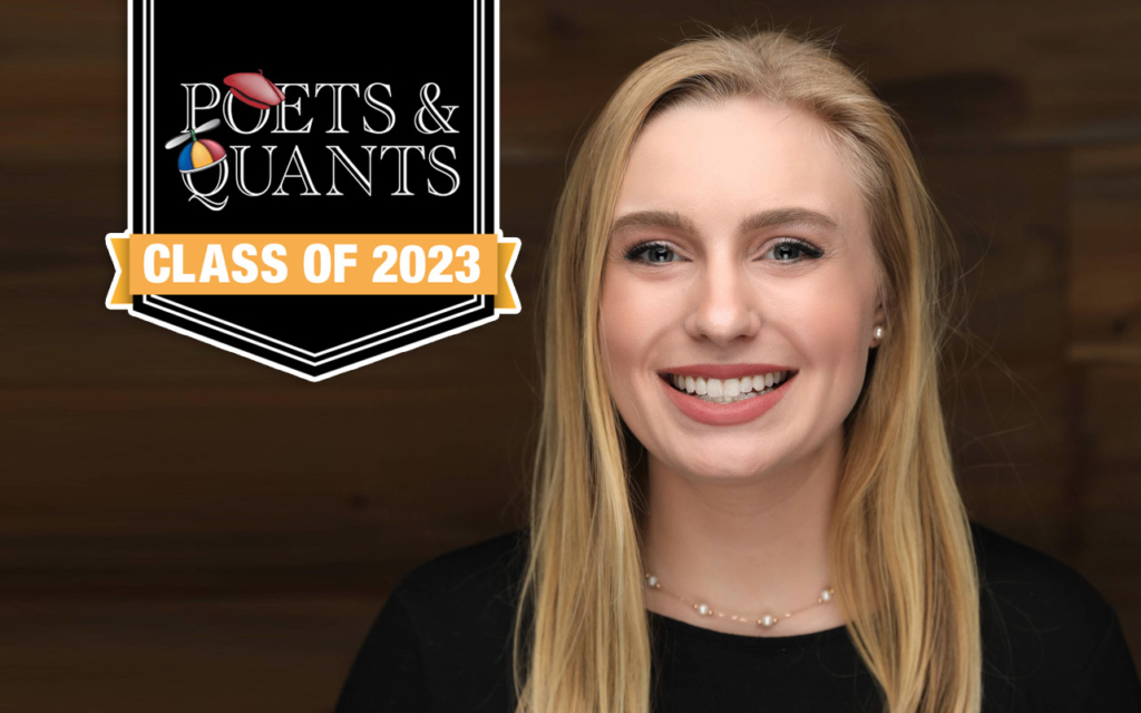 Poets&Quants | Meet the MBA Class of 2023: Caroline Hughes, University ...