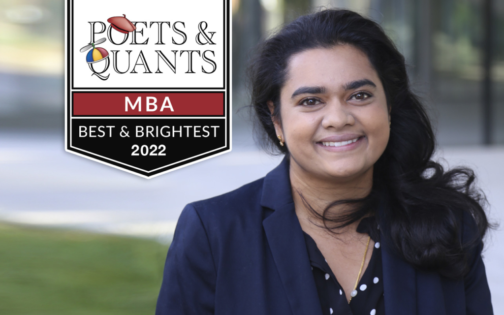 Poets&Quants | 2022 Best & Brightest MBA: Elizabeth Varughese, Yale ...