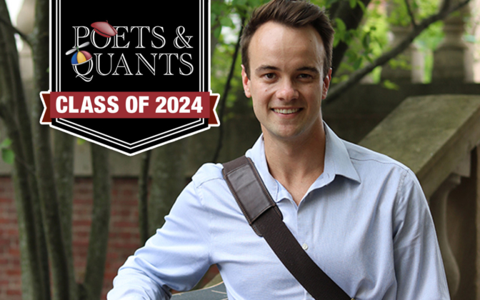 Poets&Quants | Meet the MBA Class of 2024: Connor Hutchison, University ...