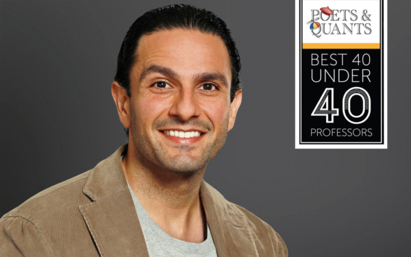Poets&Quants | 2023 Best 40-Under-40 MBA Professors: Mason Ameri, Rutgers Business School