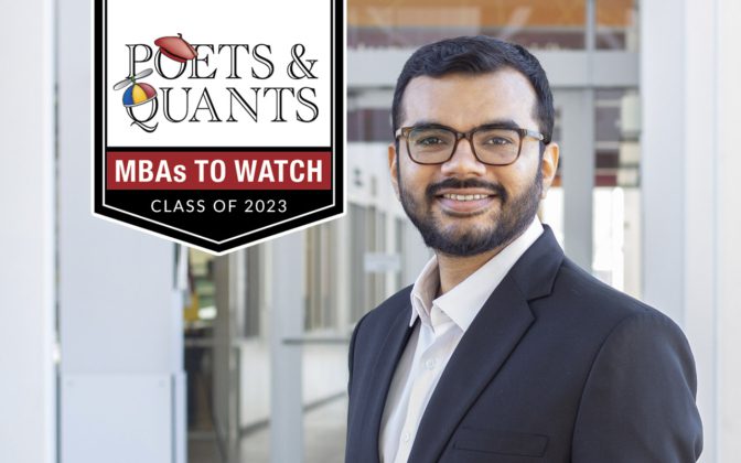 Poets&Quants | 2023 MBA To Watch: Sanket Jasani, University of ...