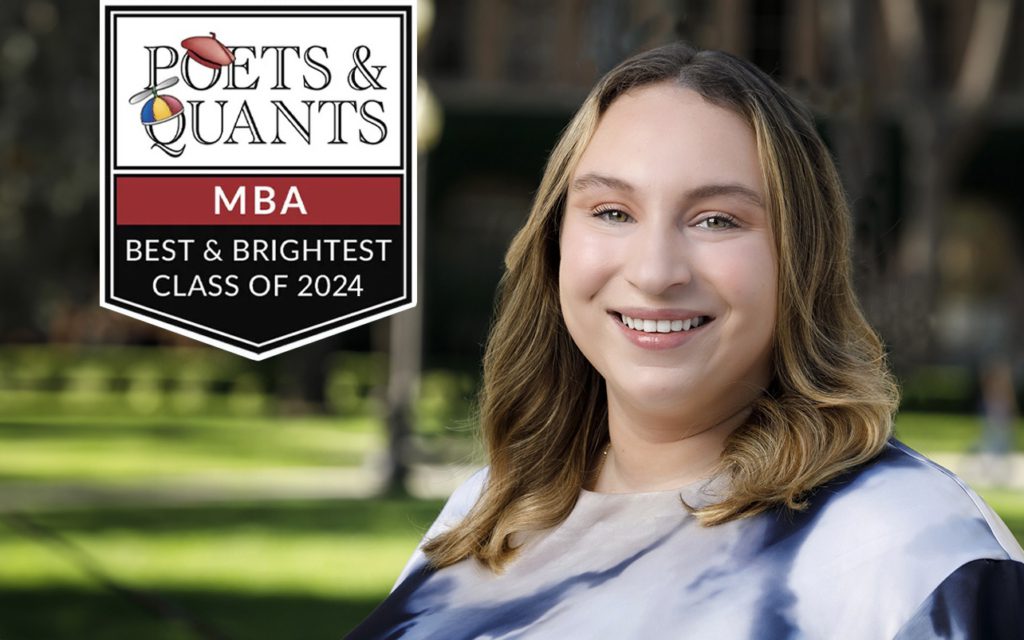 Poets&Quants | 2024 Best & Brightest MBA: Samantha Simon, USC (Marshall)