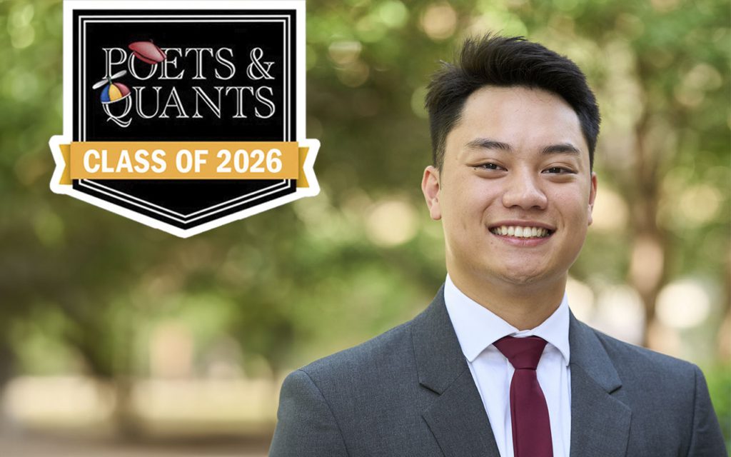 Poets&Quants | Meet the MBA Class of 2026: David Pham, Texas A&M (Mays)