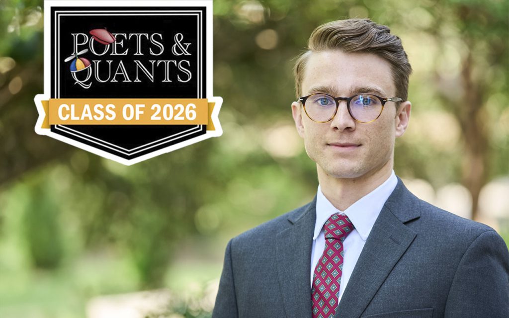 Poets&Quants | Meet the MBA Class of 2026: Matthew Stouffer, Texas A&M ...
