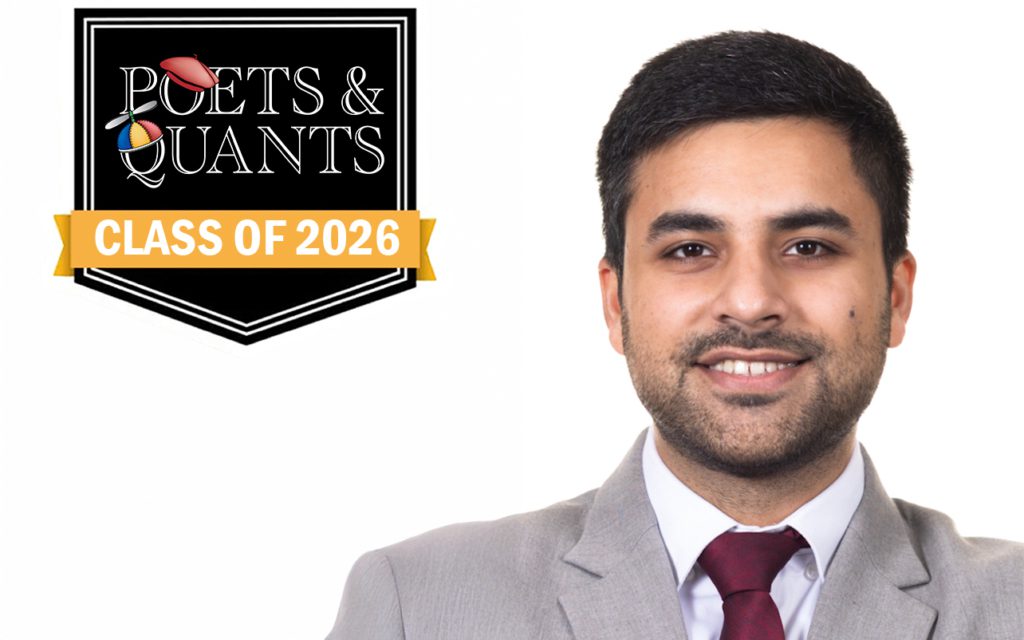 Poets&Quants | Meet The Alliance Manchester Class of 2026, Ekant Chopra