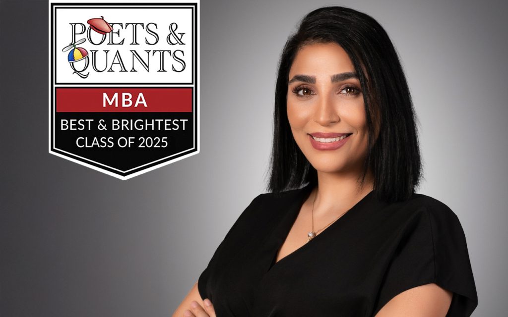 Poets&Quants | 2025 Best & Brightest MBA: Elham (Hasti) Jamshidi, Johns ...