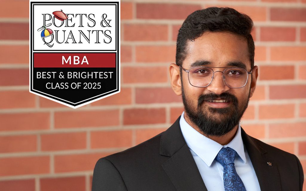 Poets&Quants | 2025 Best & Brightest MBA: Raghav Mahajan, USC (Marshall)