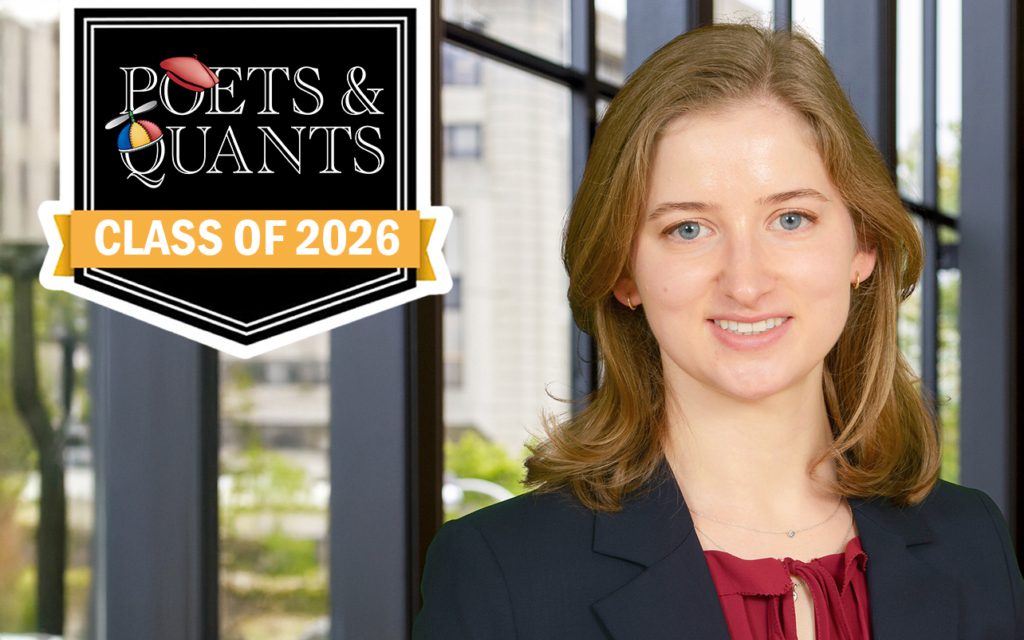 Poets&Quants | Meet the MBA Class of 2026: Victoria Sypher, University ...